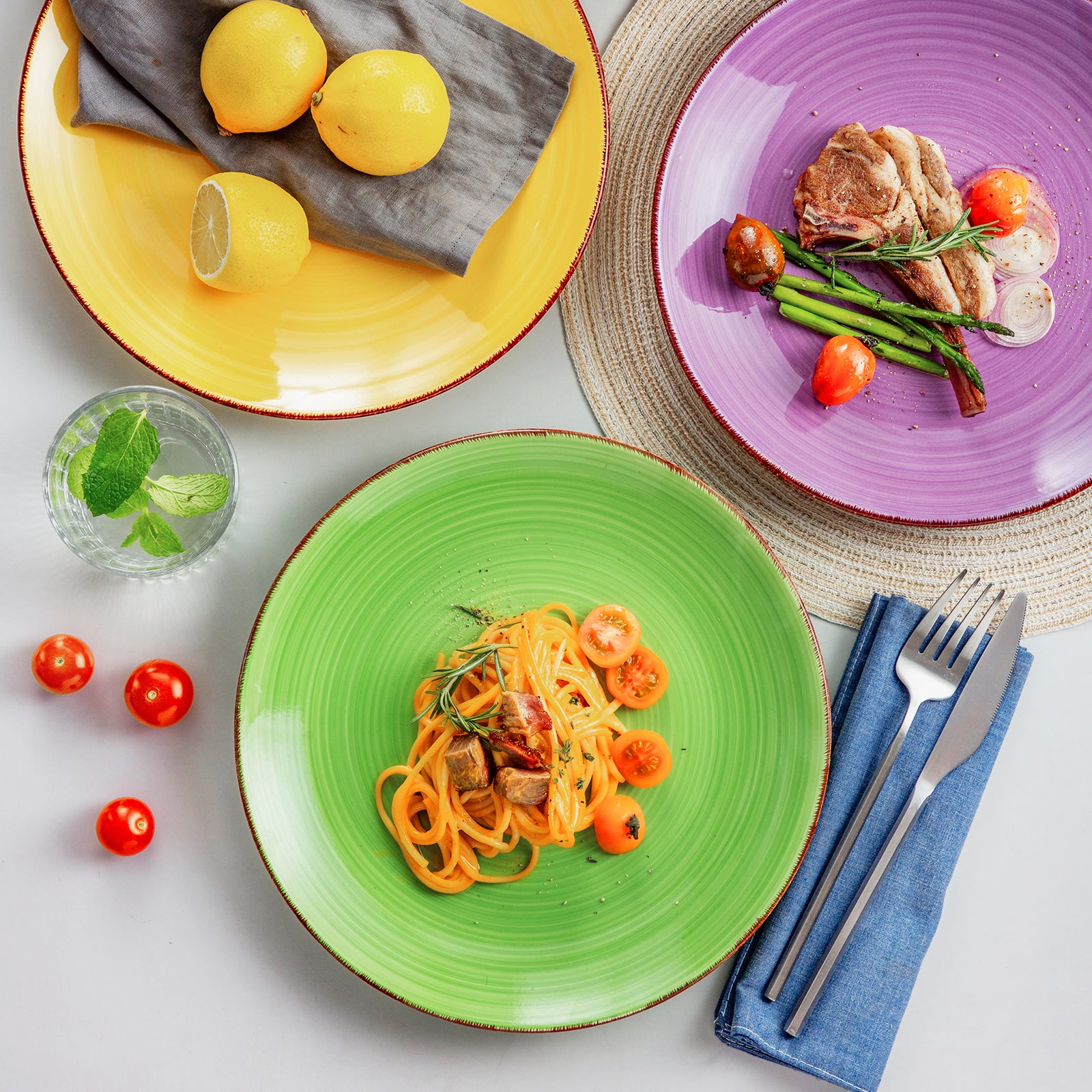 Dinner Plates & The Elegance of Blank Space in Food Presentation