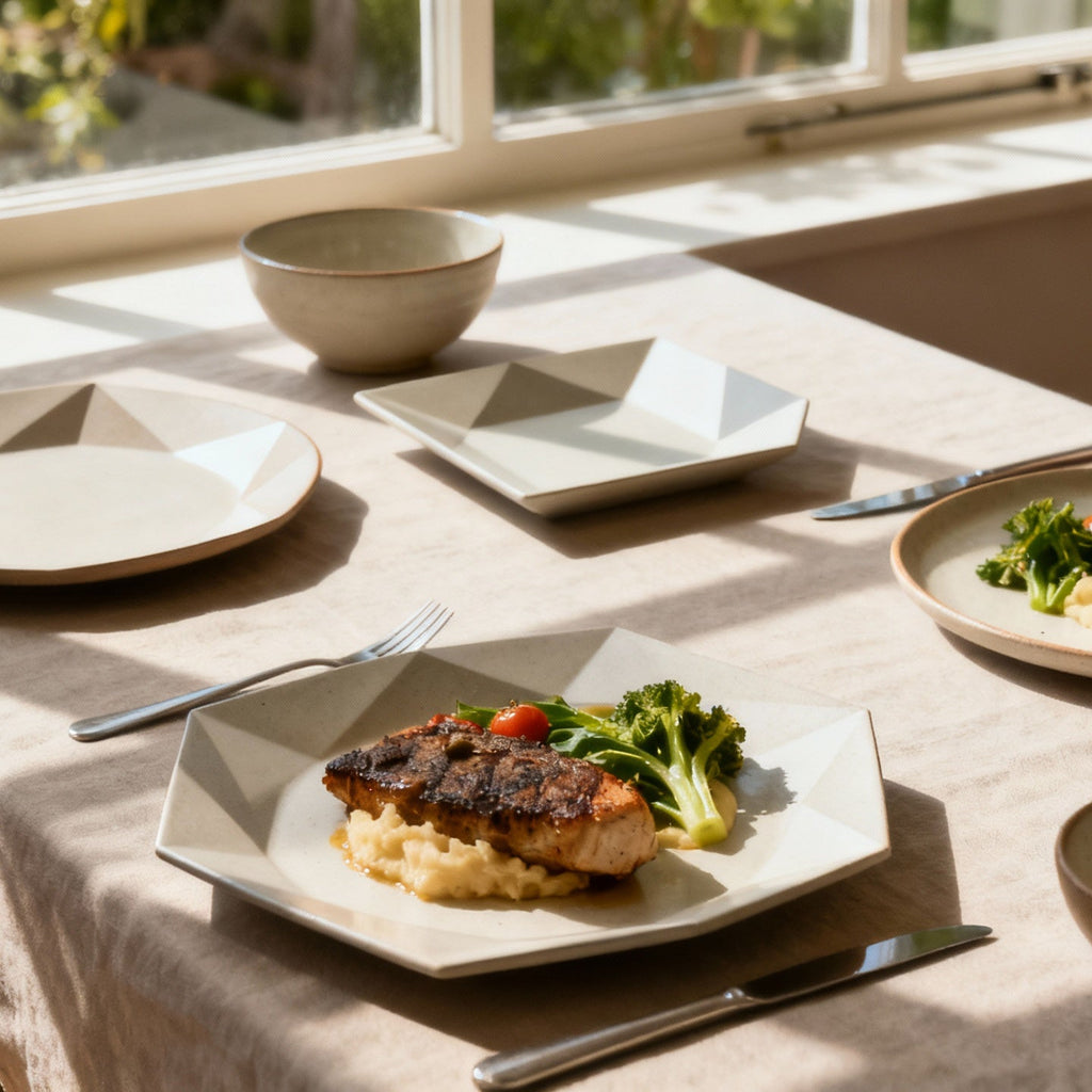 Why Architects Love Geometric Ceramic Tableware