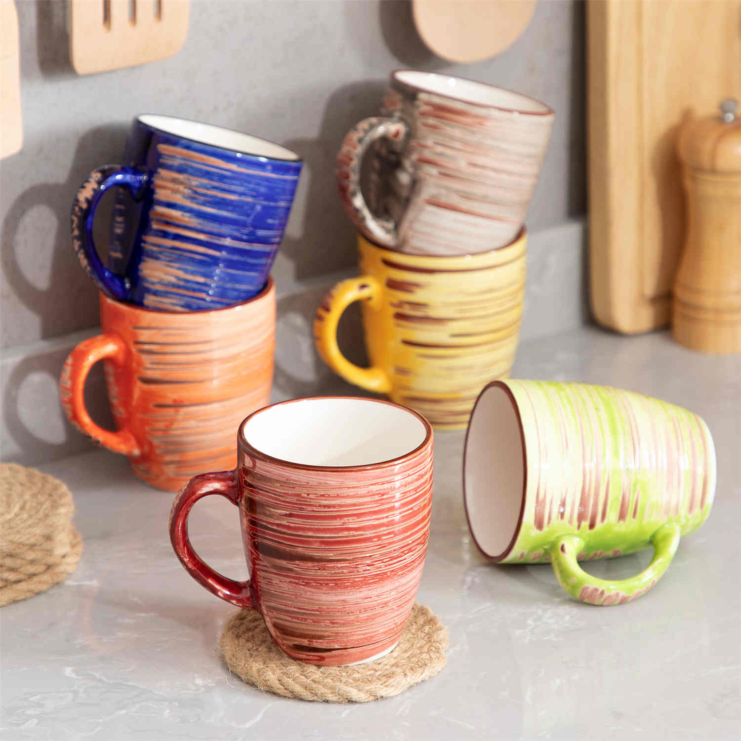 Vancasso Mugs & Cups Collection - Handmade Stoneware and Porcelain
