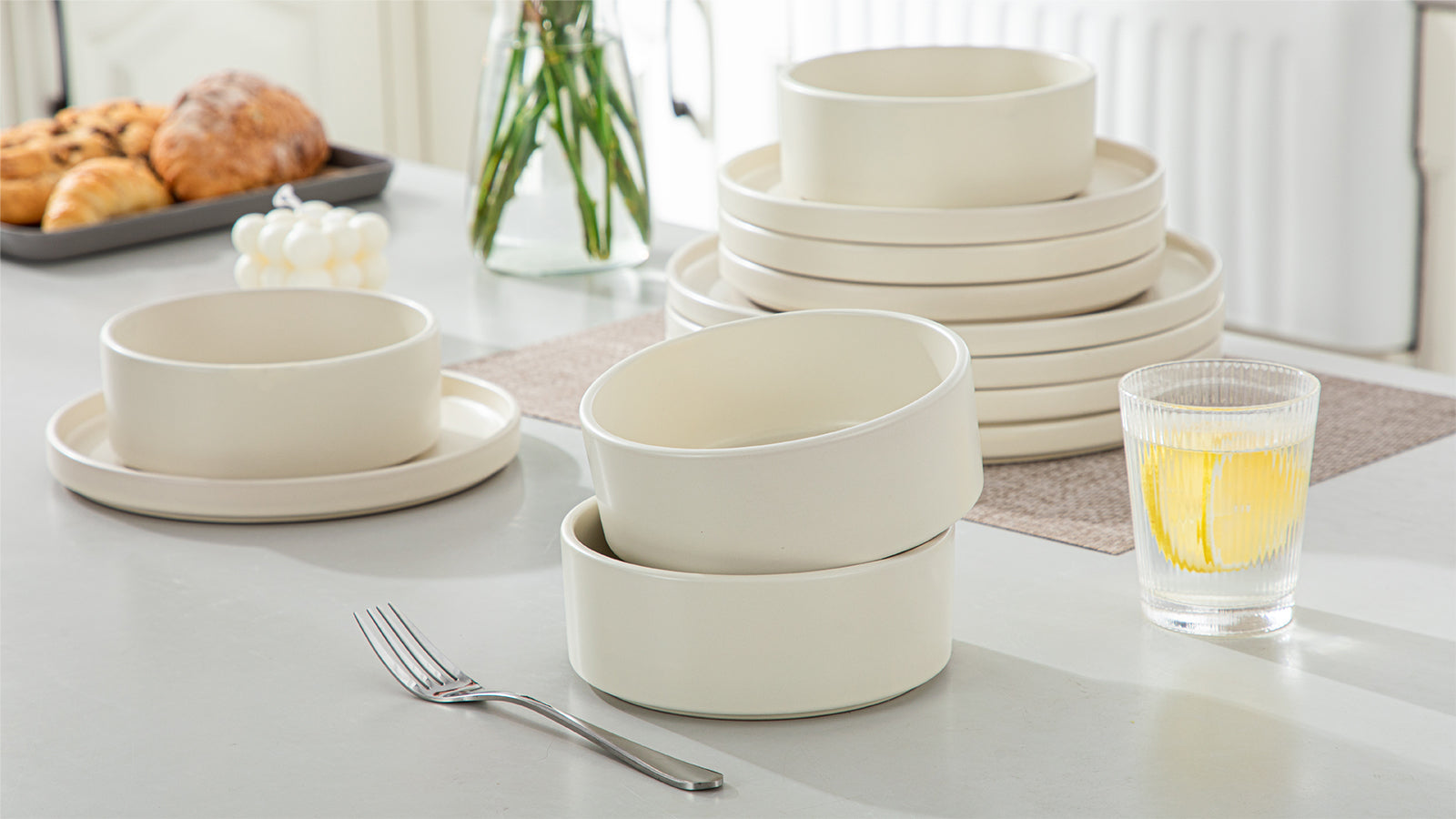 Venus Dinnerware Sets | Modern Stoneware Plates & Bowls