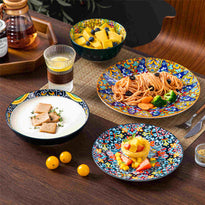 Simi Porcelain Dinnerware | Bohemian Plates and Bowls