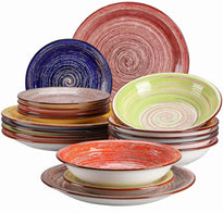 Dinnerware Sets Service for 6 | Plates, Bowls, and Mugs Set