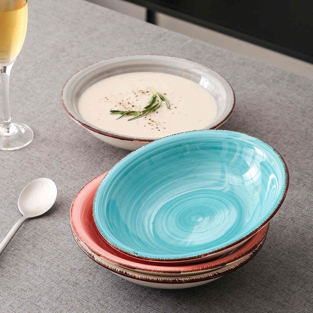 Bella Soup Plates Set of 4 | vancasso